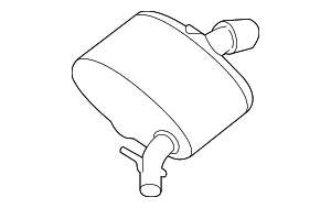 Genuine OEM Muffler & Pipe Part# LR146137 Fits 2018-2021 Land Rover ...