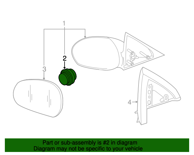 2010-2020 Ford Ford E150 E250 E350 Escape Fusion Side View Glass Power ...