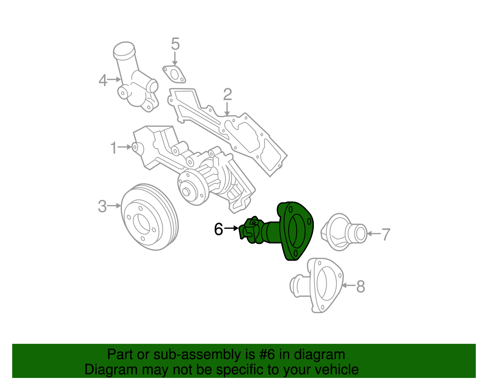 11061-4S100 - Thermostat Housing | Anicra Nissan Parts