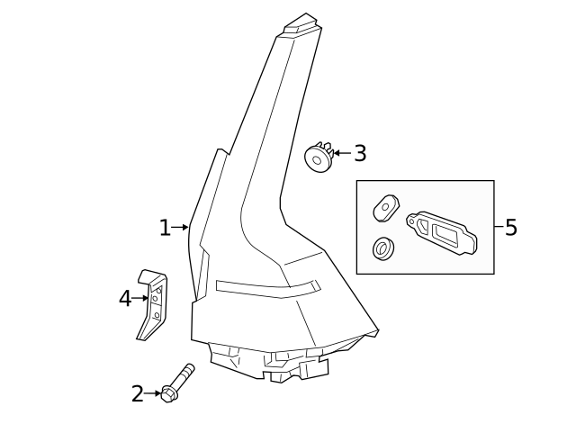 2019-2022 Volvo Tail Lamp 32291360 | TascaParts.com