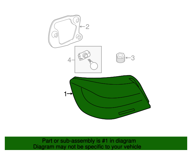 63-21-7-251-959 - Tail Light Assembly 2011-2013 BMW | AutoNationParts.com