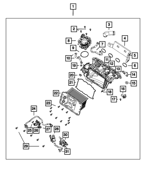Manifolds and Vacuum Fittings for 2023 Jeep Compass | Mopar Estores