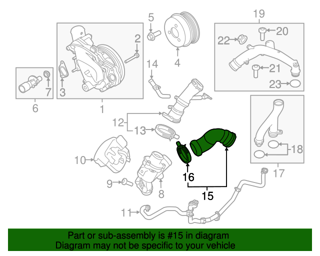 2010-2023 Land Rover Outlet Tube LR033994 | OEM Parts Online