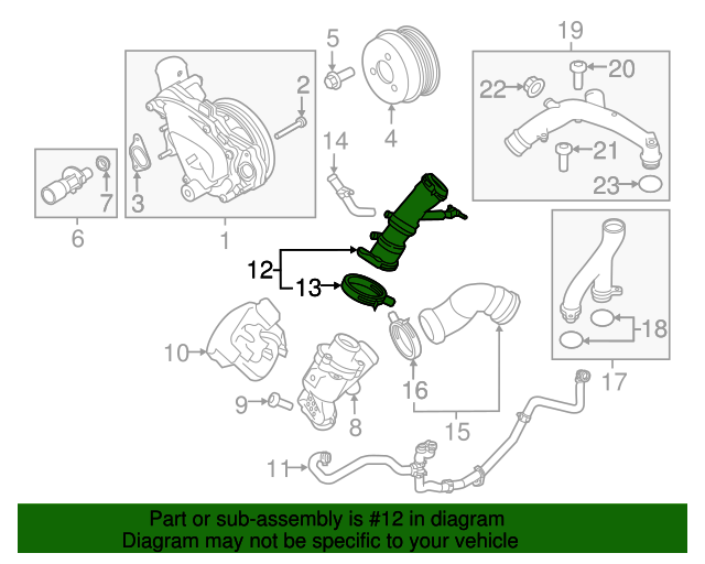 2013-2023 Land Rover Inlet Tube LR049990 | OEM Parts Online