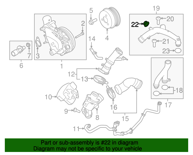 LR011038 - Water Manifold Plug - 2013-2020 Land-Rover | LandRoverLakeBluff