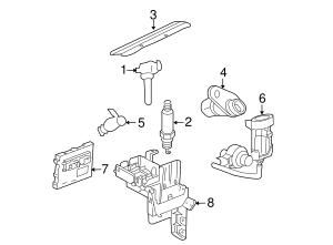 2002-2009 GM Engine Camshaft Position Sensor 12584079 | GM Parts Center