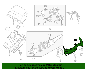 2014-2024 Mitsubishi Shift Paddle 2401A008 | Mitsubishi Parts Central