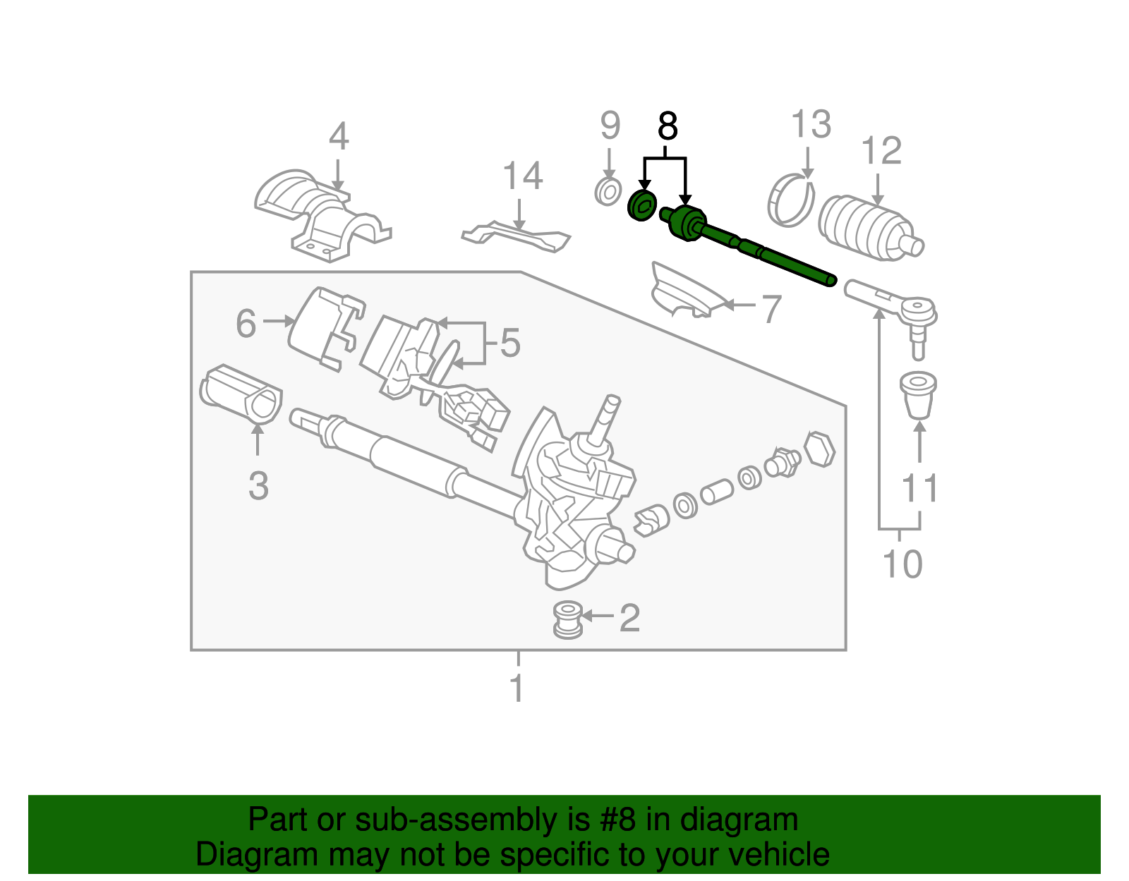 53010-SLN-A00 - 2007-2008 Honda Fit - End Set R Rack | Honda Car Parts ...