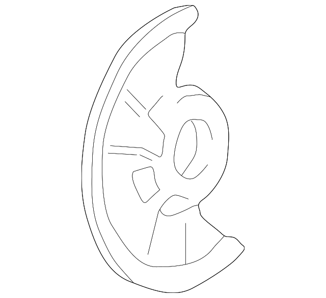 1999-2005 Ford Splash Shield F81Z-1214-AA | OEM Parts Online