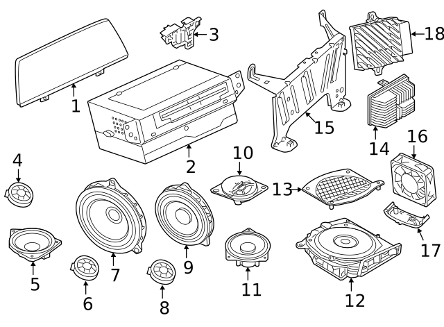 Genuine BMW 65-50-8-715-339 | Display System | FREE Shipping on Most ...