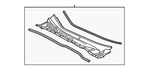 2011-2020 Toyota Sienna Cowl Grille 55708-08040 | Toyota Parts Center