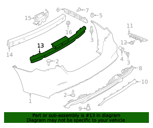 2019-2020 Nissan Maxima Absorber 85090-9DJ0A | TascaParts.com