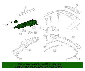 2012-2016 Porsche 911 Convertible Top Hinge 991-561-908-00 | Porsche Marin