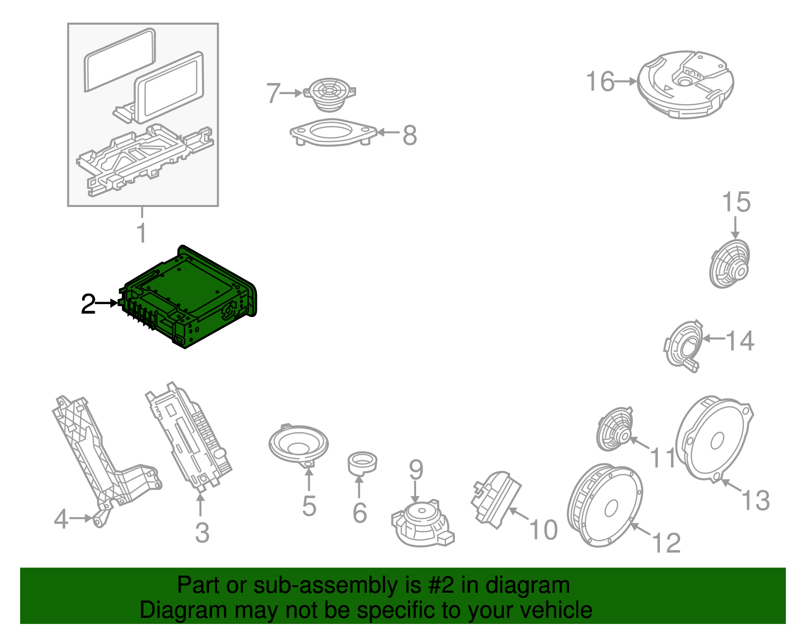 8W5-035-890-C - Control Module 2018-2020 Audi | Audi OEM Parts