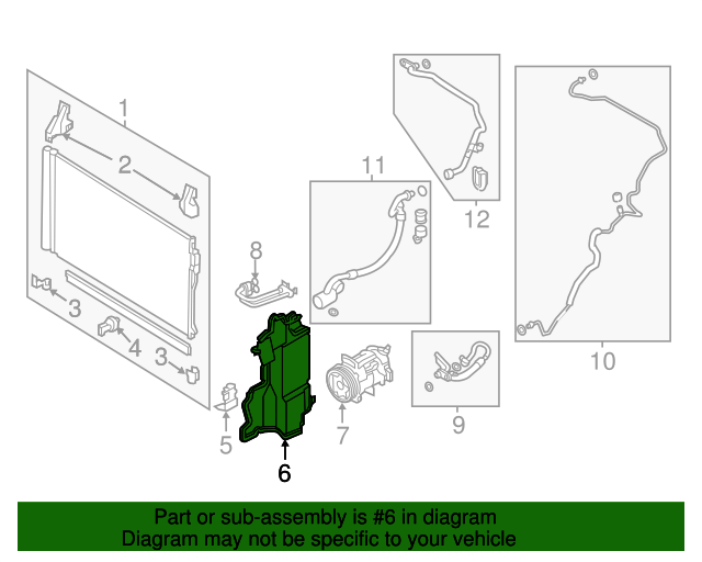 2014-2018 Infiniti Q50 Side Seal 92184-4GA0A | OEM Parts Online