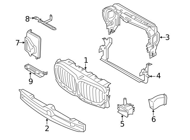 51745a29c48 - 2019-2023 BMW X5 Air Duct (51-74-5-A29-C48) | BMW of ...
