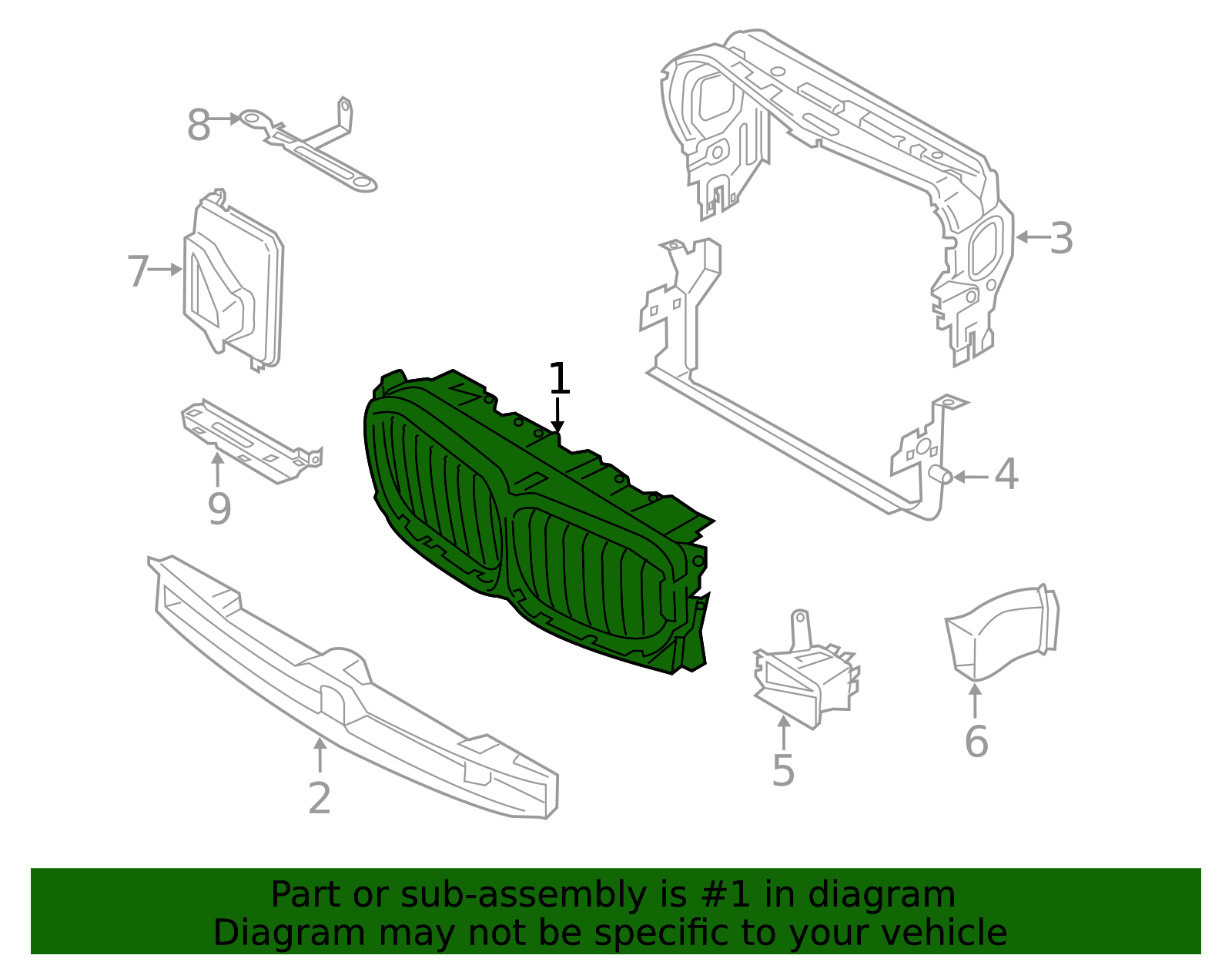 51-74-5-A1A-312 - 2024 BMW X5 - Air Duct | Buy BMW Parts Now