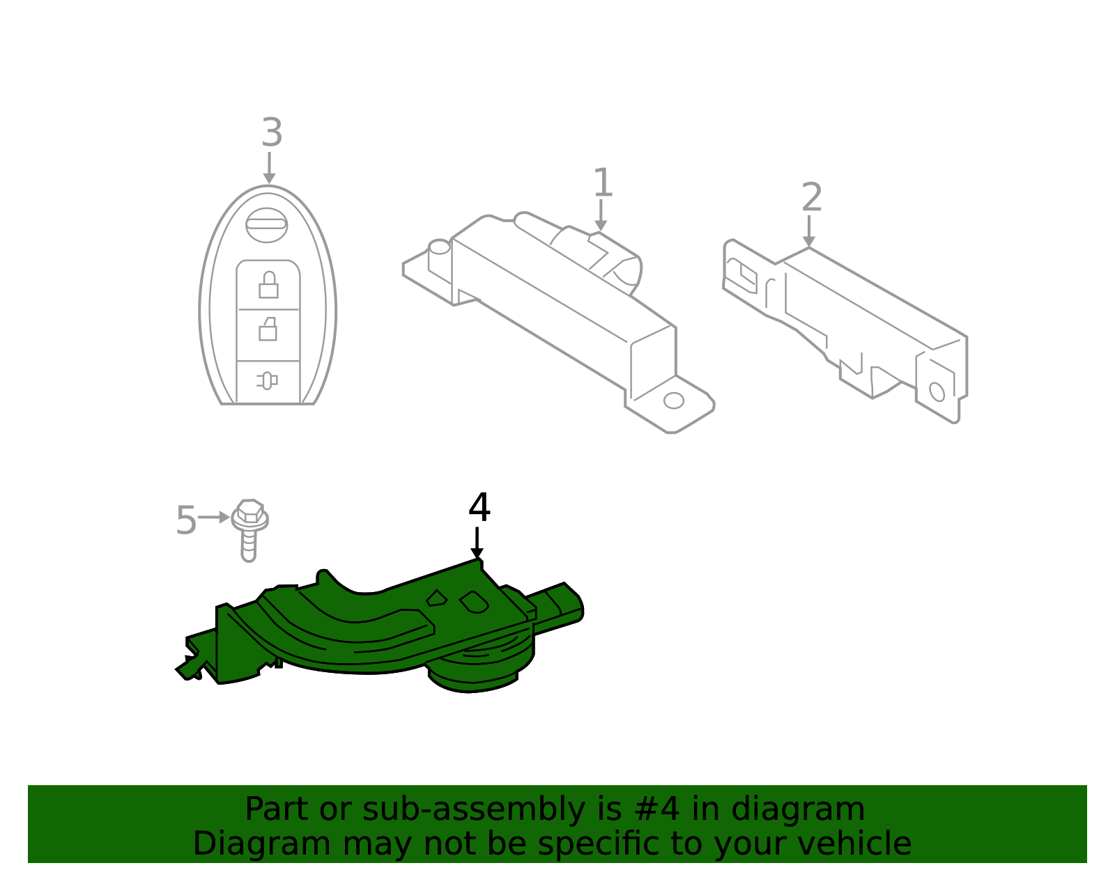 2016-2019 Nissan Warning Buzzer 25640-4CE7E | Anicra Nissan Parts