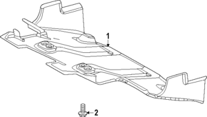 Genuine Toyota Sequoia Tundra TRD Front Skid Plate PTR60-34220 ...