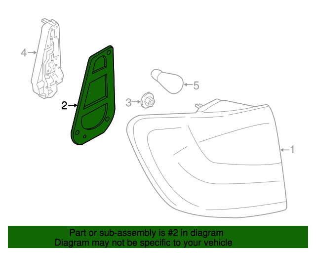 Genuine BMW 63-21-2-993-575 | Tail Lamp Assembly Gasket | FREE Shipping ...