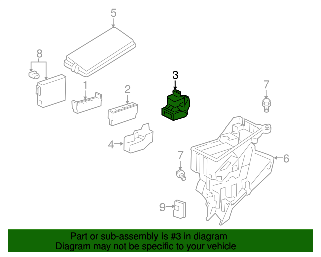 82660-30A00 - Relay Box 2006-2015 Lexus | AutoNationParts.com