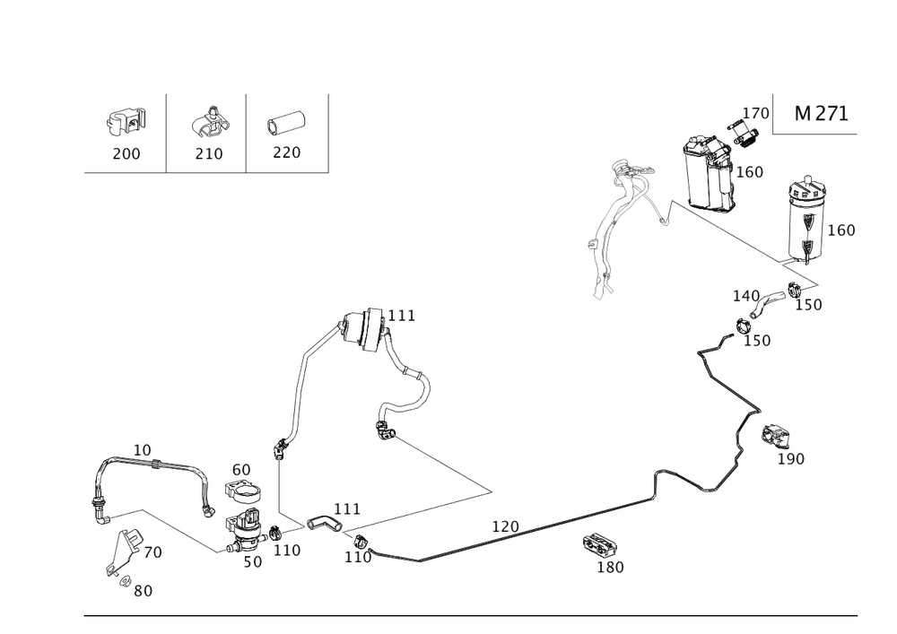 2012-2015 Mercedes-Benz C250 Purge Valve 000-470-89-93 | Mercedes-Benz ...