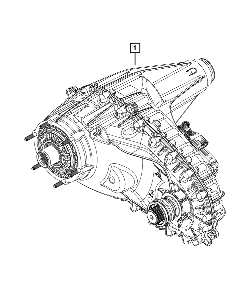 2025 Ram Bw 44-46 Transfer Case 68546815AA | Mopar eStore