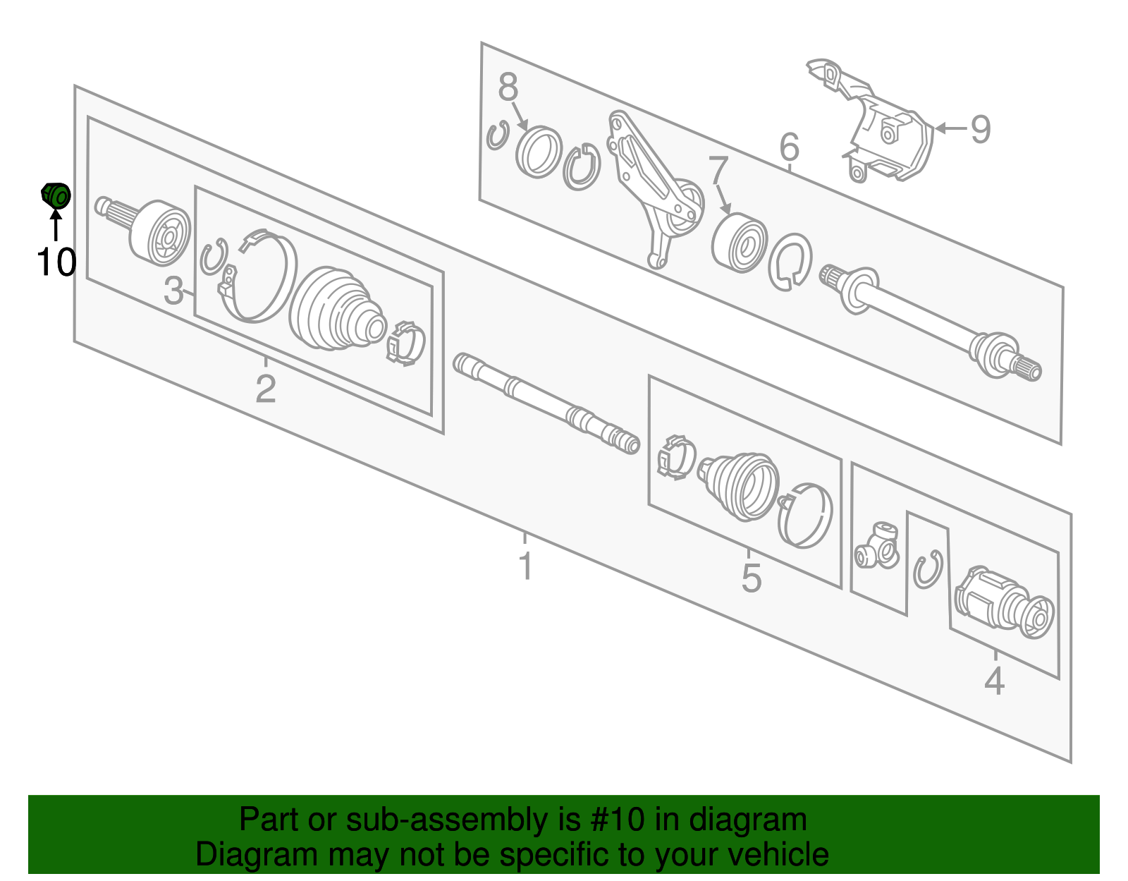 2003-2025 Acura Axle Nut 90305-S3V-A11 | AcuraPartsNow.com