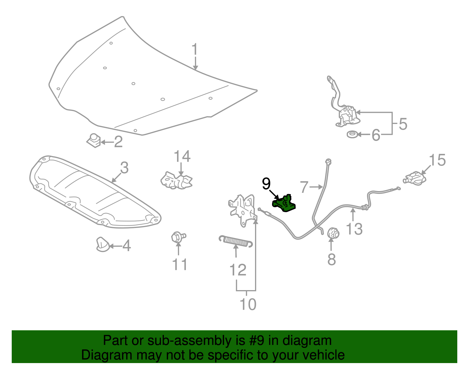 Toyota Hood Prop Rod Retainer Part# 5345252010 | Toyota of Colorado Springs