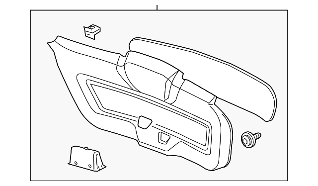 22819346 GM Lower Gate Trim | GM Parts Store
