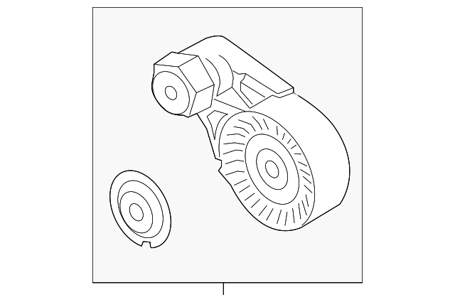 2012-2020 Porsche Tension Pulley 0PB-903-308 | Sunset Porsche Parts