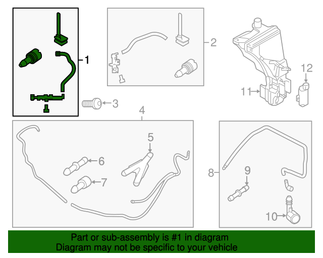 31364193 - Headlamp Washer - 2017-2020 Volvo | Volvo OEM Parts Direct