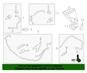 2017-2024 Volvo Reservoir Hose Connector 31416170 | OEM Euro Parts