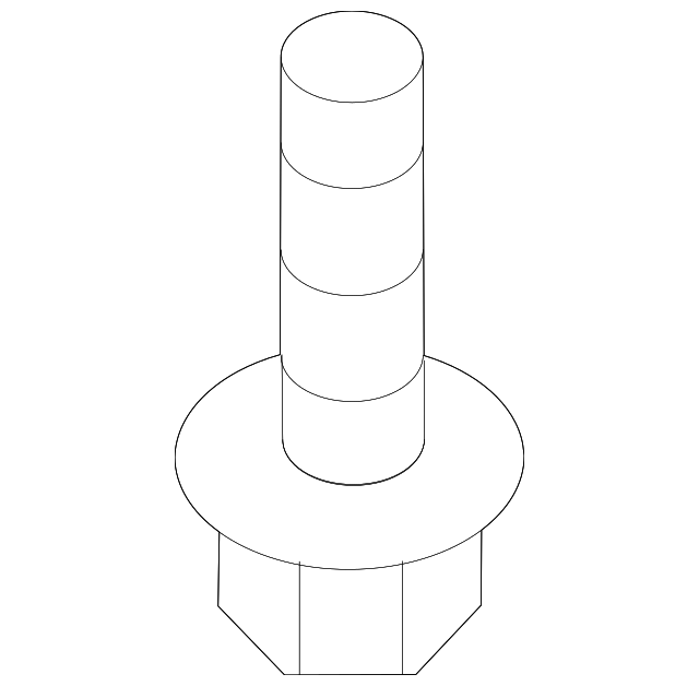 N-107-204-02 - Trans Mount Bracket Mount Bolt 2014-2023 Audi | Audi OEM ...