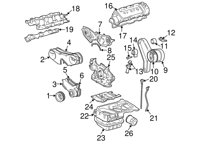 13505-20030 - Tensioner Pulley 2002-2008 Lexus | Longo Lexus Parts