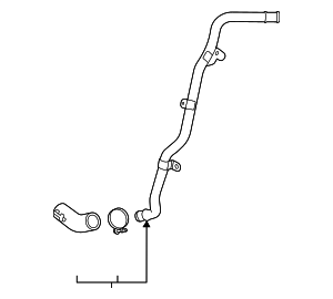 2020-2025 GM Heater Outlet Pipe 12701215 GM | GMPartsDirect.com