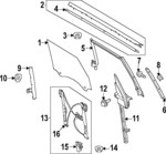 Shop Genuine Ford Weather Stripping Parts Online | Ford Parts Pros