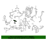 2010-2016 GM Turbocharger Coolant Return Hose 12652724 GM ...