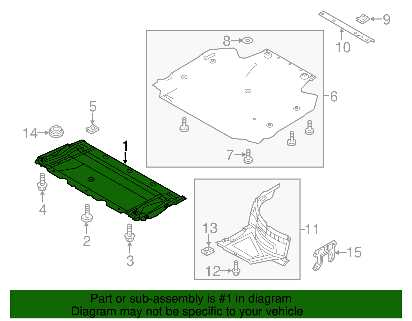 2012-2018 Audi Front Deflector 4G0-863-821-F | OEM Parts Online