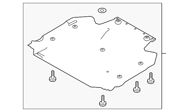 4G0-863-822-J - Rear Deflector - 2012-2018 Audi | European OEM Parts Direct