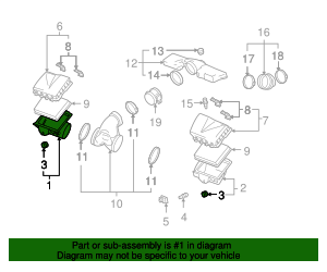2009 Cadillac XLR F Cleaner 19177135 GM | GMPartsDirect.com
