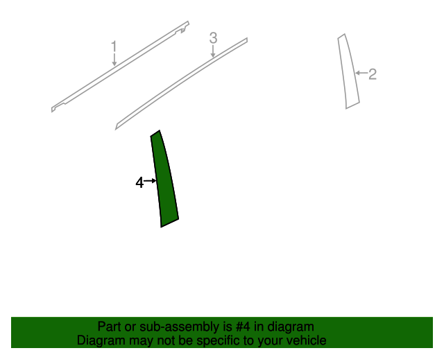 2018-2020 Nissan Leaf Applique - Passenger Side (RH) 822D2-5SK1A ...