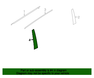 2018-2022 Nissan LEAF Applique - Driver's Side (LH) 822D3-5SK1A ...