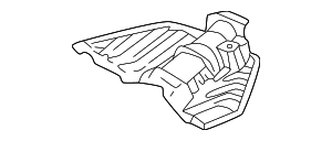 2003-2004 Toyota Fuel Tank Shield 77641-02030 | OEM Parts Online