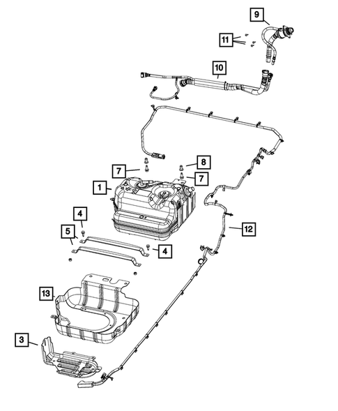 Diesel Exhaust Fluid System for 2021 Jeep Wrangler | Mopar America