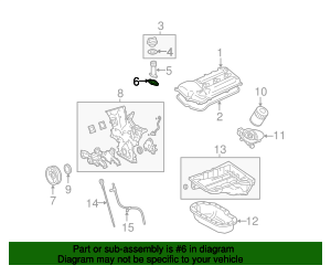 2004-2015 Toyota Gasket, Oil Filler Cap Housing 12196-0F010 | Toyota ...