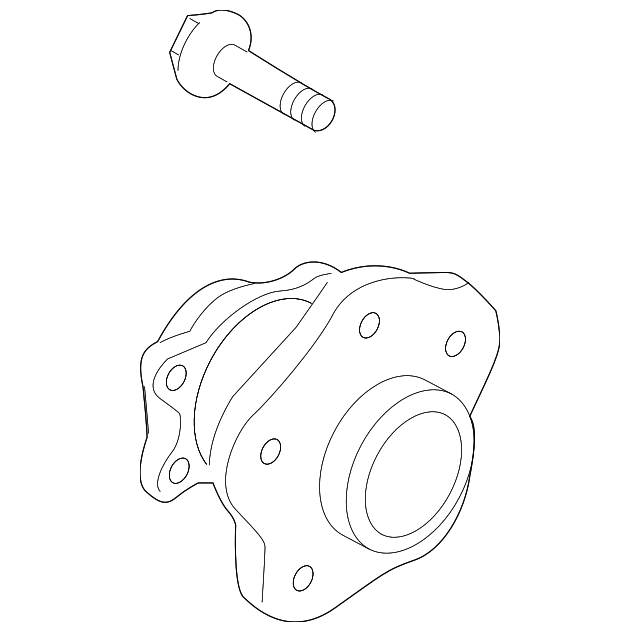 2013-2020 Nissan Hub Assembly Rear 43202-3JA1B | QuirkParts