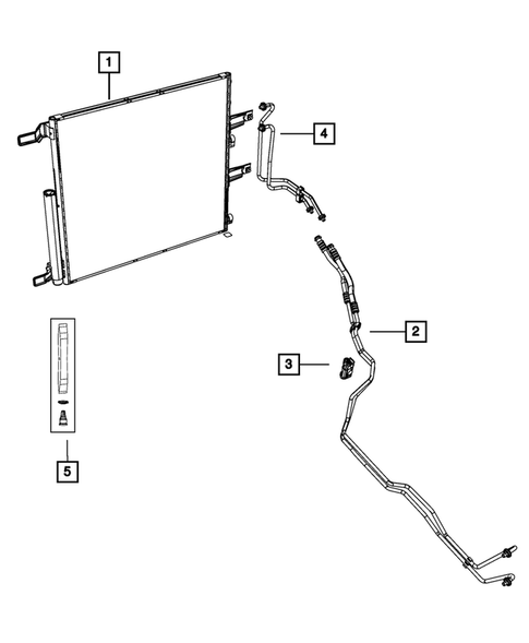 Transmission Oil Cooler, and Lines for 2012 Ram 3500 | Mopar eStore