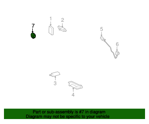 2004-2015 Toyota Wireless Door Lock Buzzer 89747-AC010 | OEM Parts Online