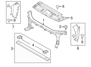 HL3Z-8311-B - Side Shield 2018-2020 Ford F-150 | Ford Parts Direct